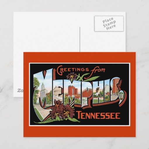 Greetings from Memphis, Tennessee Postcard | Zazzle