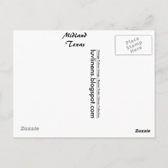 Greetings from Midland Postcard | Zazzle