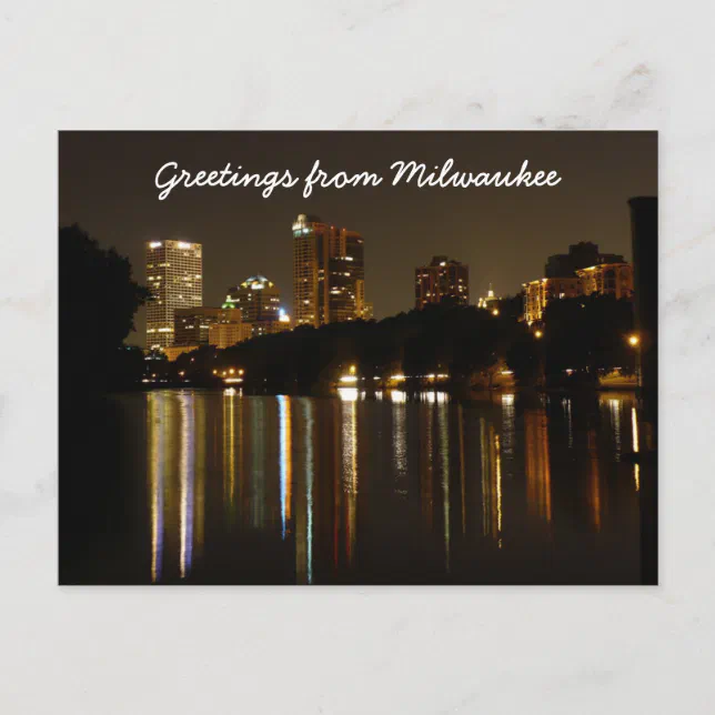 Greetings from Milwaukee Postcard | Zazzle