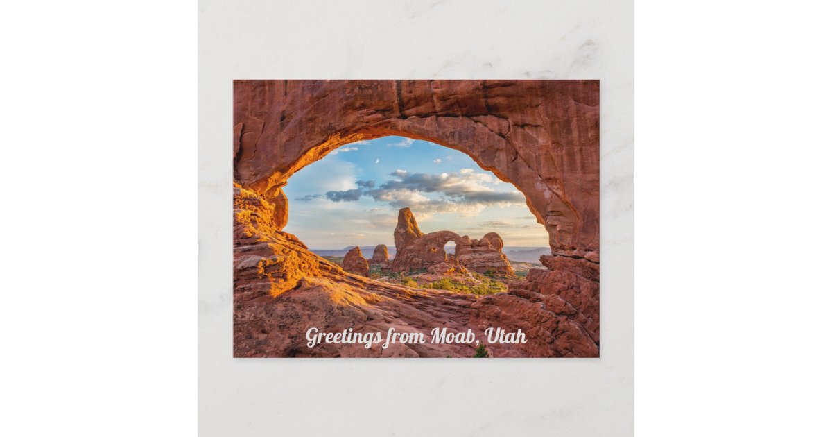 Greetings From Moab, Utah Postcard | Zazzle
