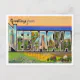 Greetings from Nebraska Vintage Travel Postcard | Zazzle
