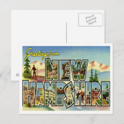 Greetings From New Hampshire Postcard | Zazzle
