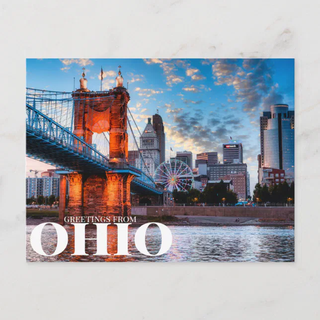 greetings from ohio postcard | Zazzle