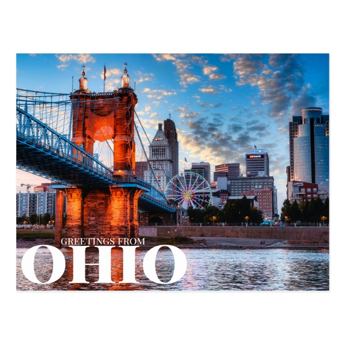 greetings from ohio postcard | Zazzle.com