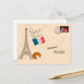 Greetings from Paris Postcard | Zazzle