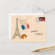 Greetings from Paris Postcard | Zazzle