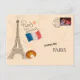 Greetings from Paris Postcard | Zazzle