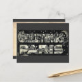 Greetings from Paris Vintage Postcard | Zazzle