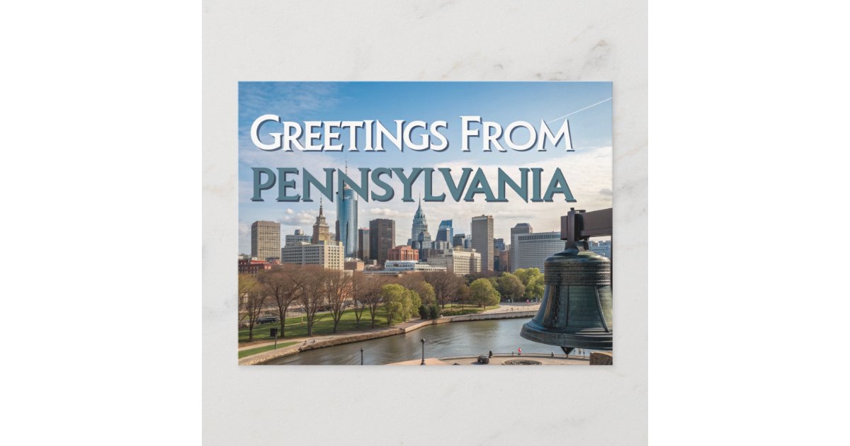 Greetings From Pennsylvania Postcard | Zazzle