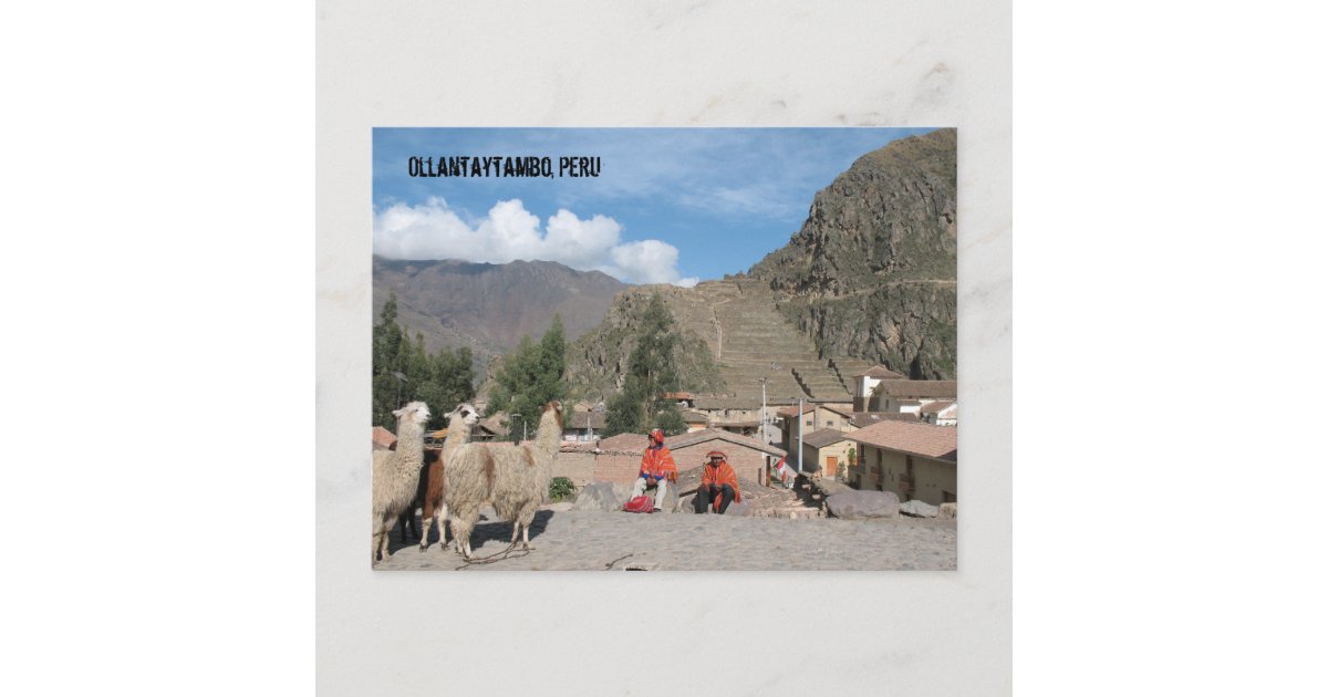 Greetings from Peru! Postcard | Zazzle