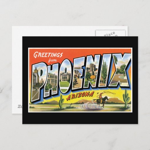 Greetings From Phoenix Arizona Postcard | Zazzle