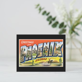 Greetings From Phoenix Arizona Postcard | Zazzle