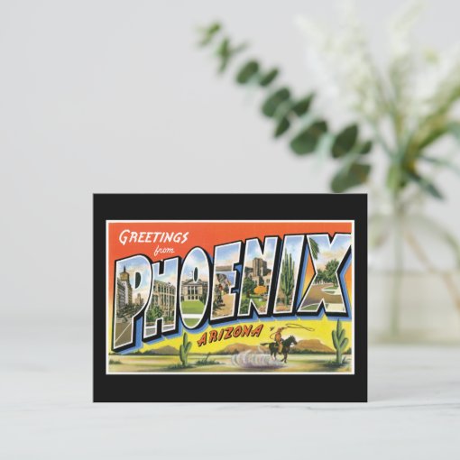 Greetings From Phoenix Arizona Postcard | Zazzle