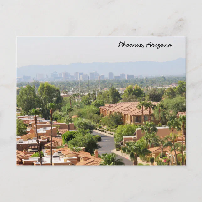 Greetings from Phoenix, AZ Postcard | Zazzle