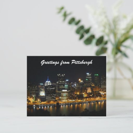 Greetings from Pittsburgh Postcard | Zazzle