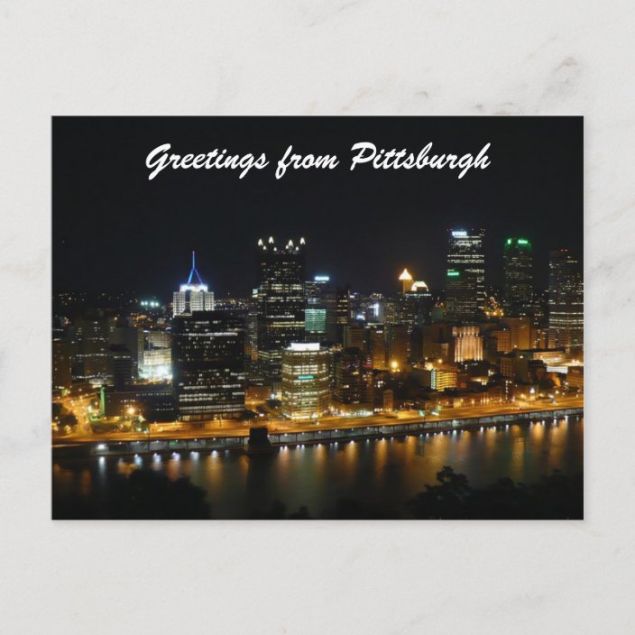 Greetings from Pittsburgh Postcard | Zazzle.com