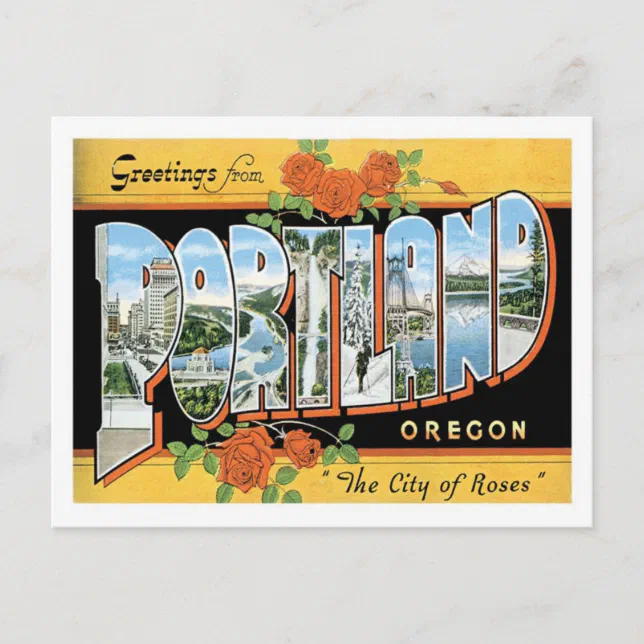 Greetings From Portland Oregon US City Postcard | Zazzle