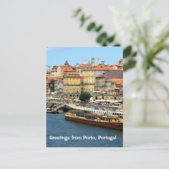 Greetings from Porto, Portugal Postcard | Zazzle