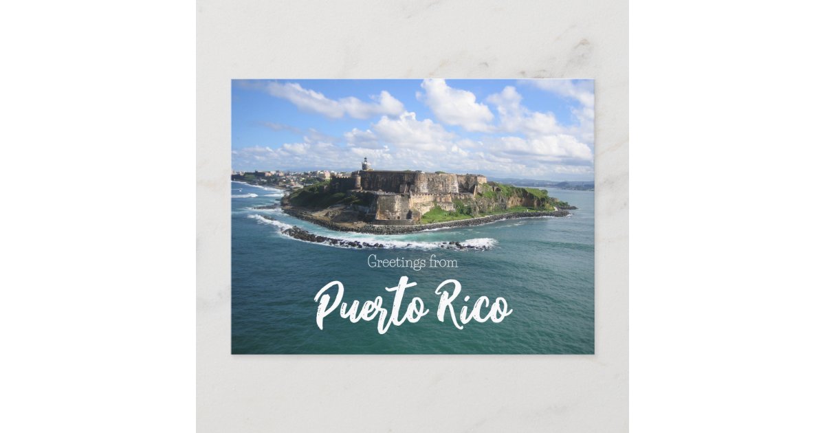 Greetings from Puerto Rico Postcard | Zazzle