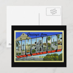 Greetings from Riverside California Postcard | Zazzle
