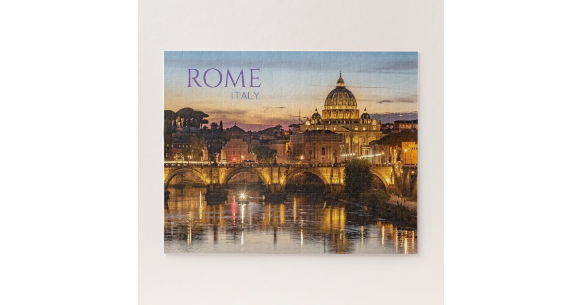 Greetings from Rome Italy Jigsaw Puzzle | Zazzle