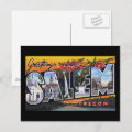 Greetings from Salem Oregon Postcard | Zazzle
