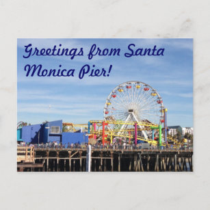 Santa Monica Postcards - No Minimum Quantity | Zazzle
