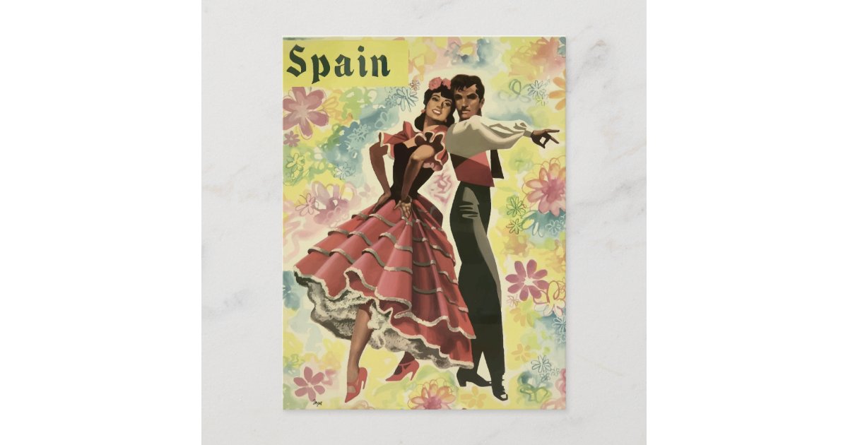 Greetings From Spain Postcard | Zazzle