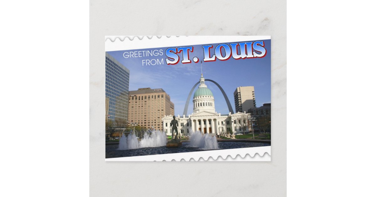Greetings from St. Louis, Missouri Postcard | Zazzle