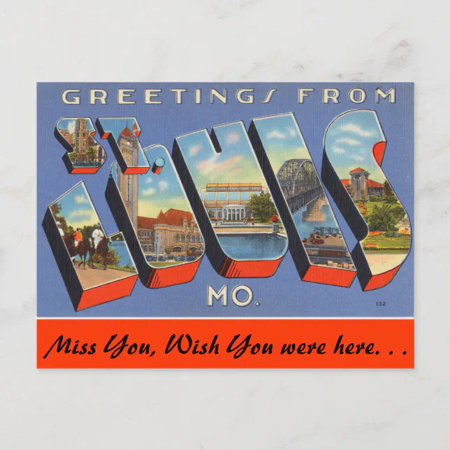 Greetings from St. Louis Postcard | Zazzle