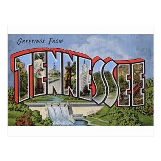 Greetings From Tennessee Postcard | Zazzle.com