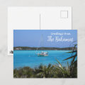 Greetings from The Bahamas Scenic Postcard | Zazzle