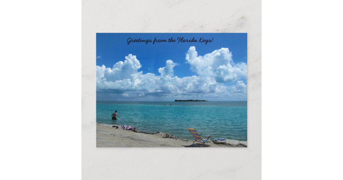 Greetings from the Florida Keys postcard | Zazzle