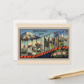 Greetings from Washington State Vintage Postcard | Zazzle