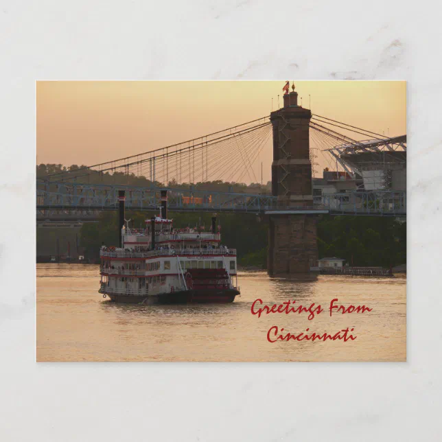 Greetings FromCincinnati Postcard | Zazzle