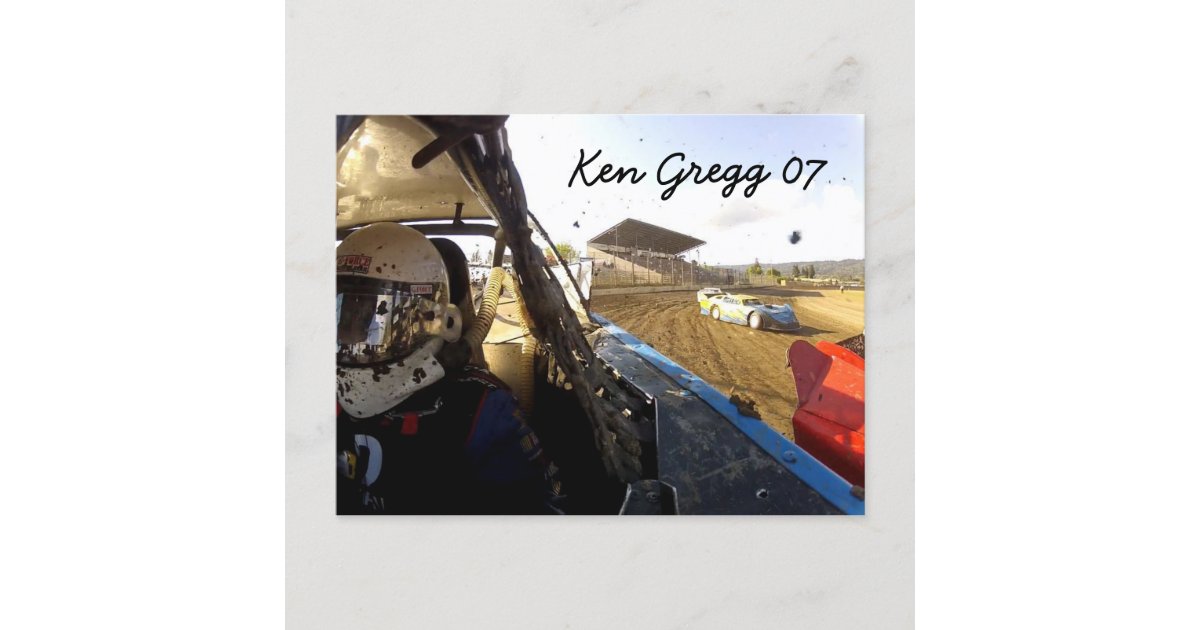 Gregg Racing Autograph Card | Zazzle