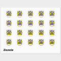 Gregory Coat of Arms (Family Crest) Classic Round Sticker | Zazzle