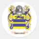 Gregory Coat of Arms (Family Crest) Classic Round Sticker | Zazzle