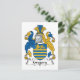 Gregory Family Crest Postcard | Zazzle
