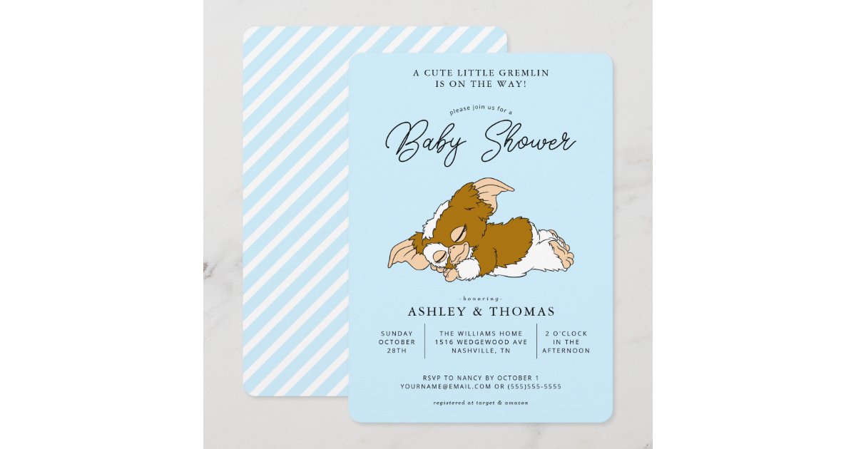 Gremlins | Gizmo Boy Baby Shower Invitation | Zazzle