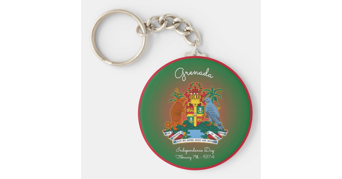 Grenada Coat of Arms Keychain | Zazzle