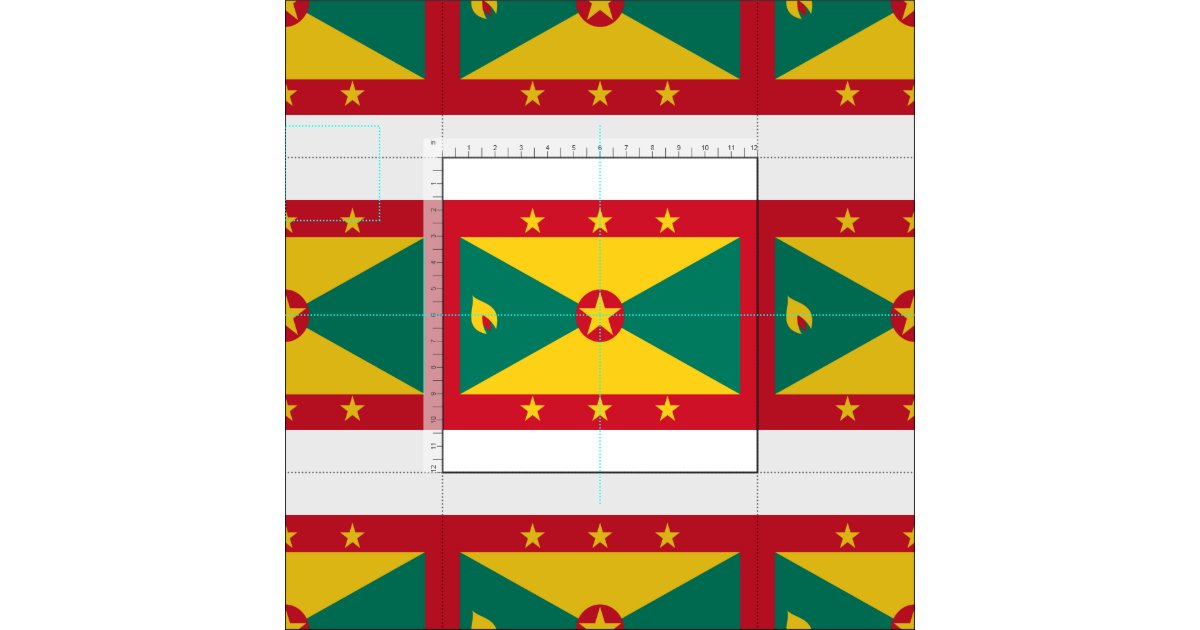 Grenada Fabric | Zazzle
