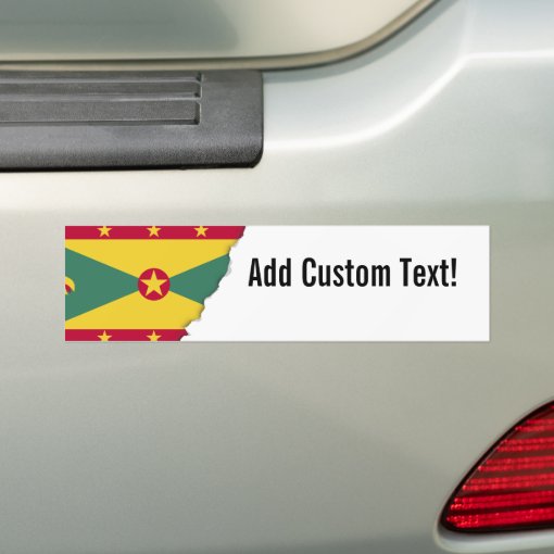 Grenada Flag Bumper Sticker | Zazzle
