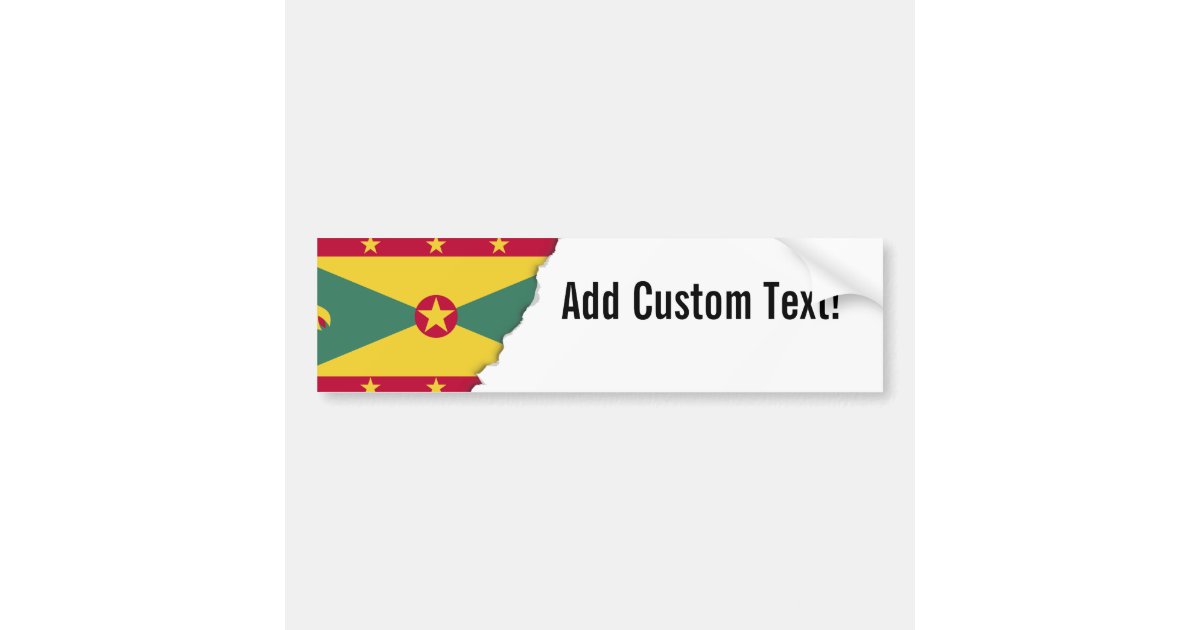 Grenada Flag Bumper Sticker | Zazzle