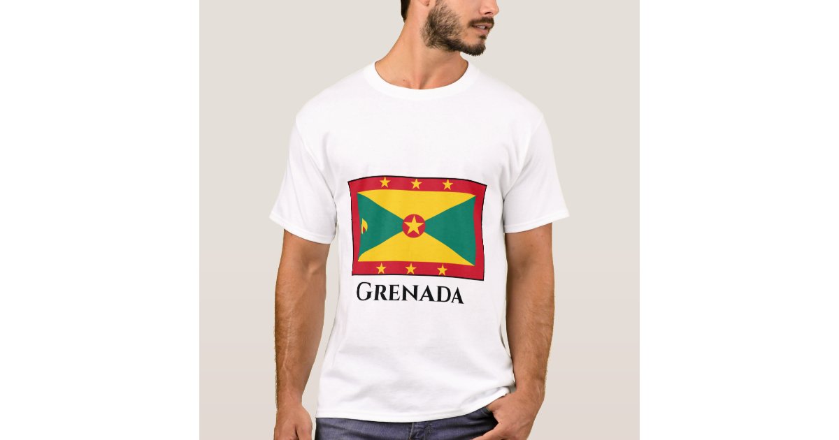 Grenada Flag T-Shirt | Zazzle