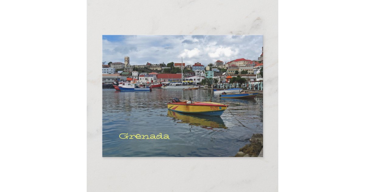 Grenada Harbor Photo Postcard | Zazzle