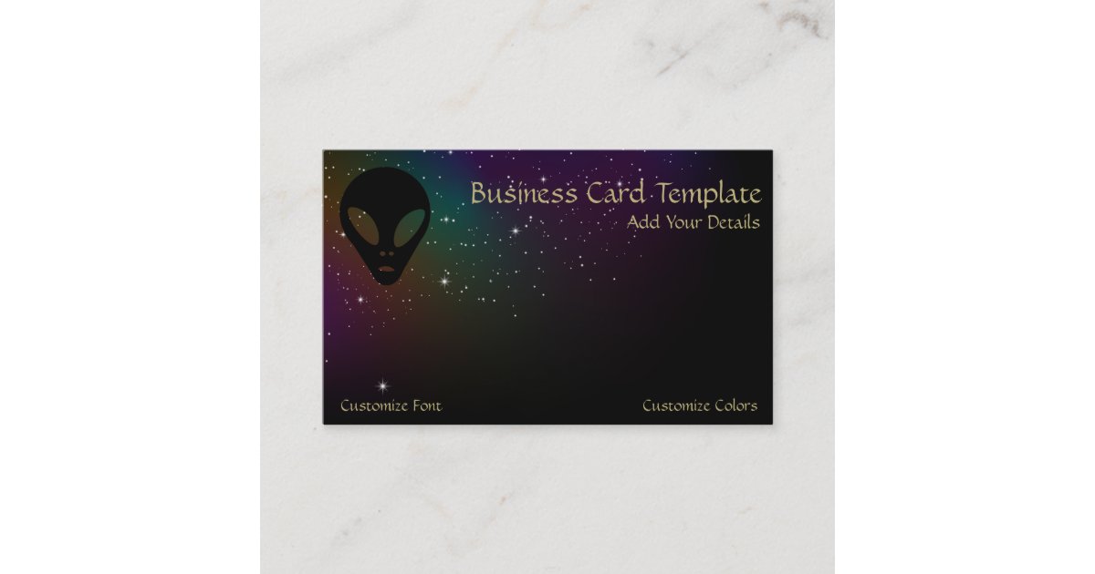 Grey Alien - Logo Ancient Alien Business Card | Zazzle