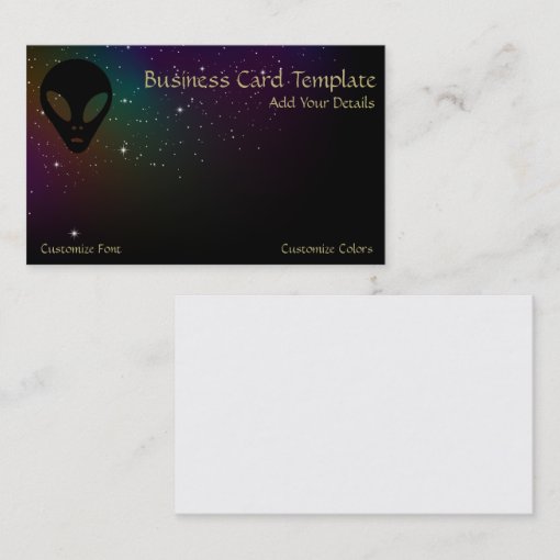 Grey Alien - Logo Ancient Alien Business Card | Zazzle