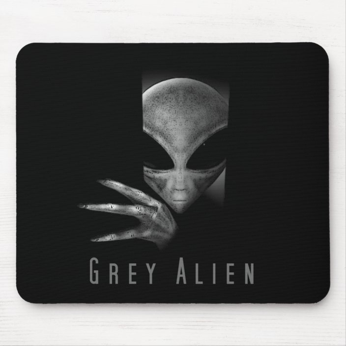 GREY ALIEN MOUSE PAD | Zazzle.com