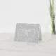 Grey and White Rain Drops Thank You Card | Zazzle